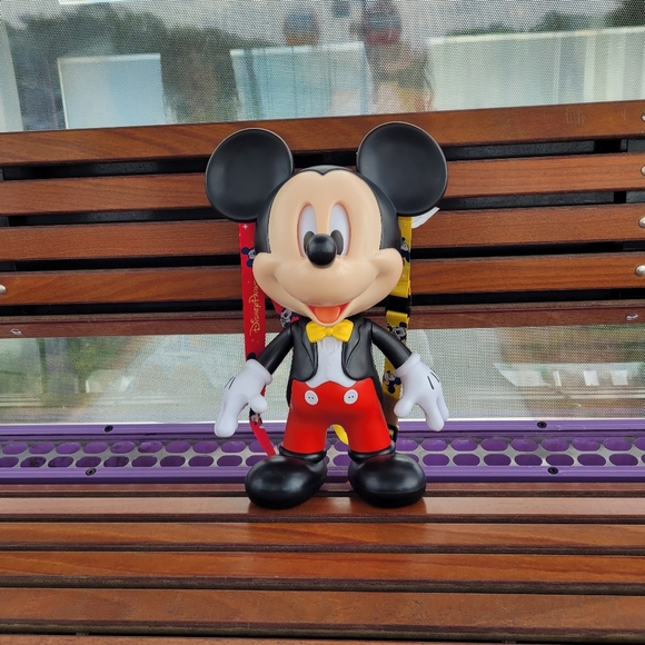 Party Supplies | Classic Mickey Mouse Talking Popcorn Bucket With Red ...